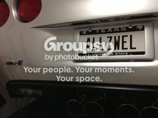 ZR1 Vanity Plate Listing - CF ZR1 - Page 7 - CorvetteForum - Chevrolet ...