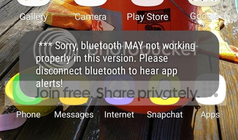 This error : " *** Sorry, bluetooth MAY not working properly in this ...