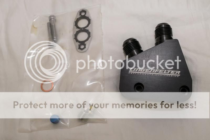 Lingenfelter GM LS1, LS2, LS3, LS6, LS7 Oil Cooler Adapter Kit ...