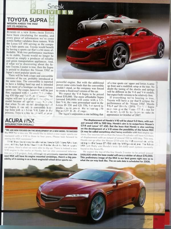 NEW supra/nsx | VW Vortex - Volkswagen Forum